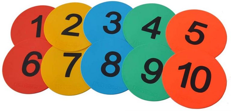8inch Numbered Basketball Training Markers - InewTeck