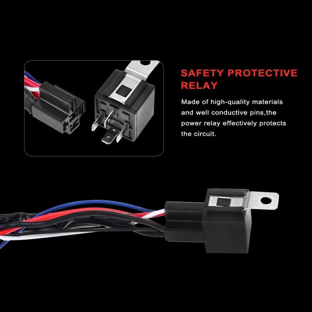 1 Leg LED Wiring Harness Include Switch Kit Support 300W LED Light Bar ...