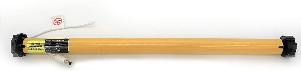 AM25 Series Motorized Window Shades Built-in Battery Tubular Motor (2 ...