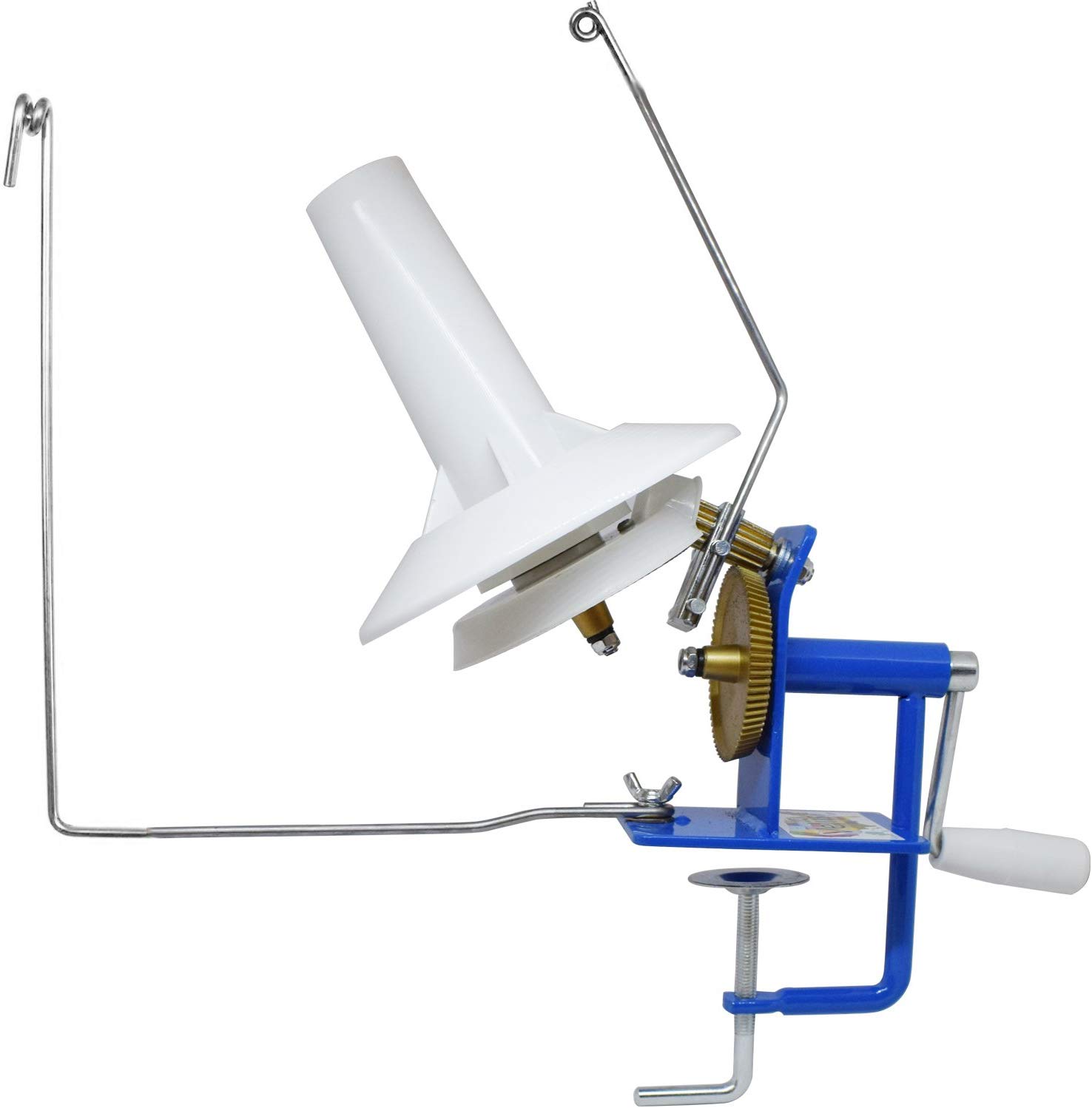 Large Yarn Ball Winder, Jumbo Metal Fiber/Wool/String Ball Winder Hand ...