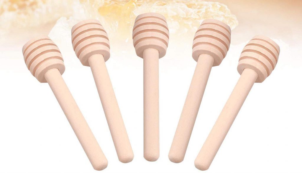 50 Pieces, 3 Inch, Mini Honey Dipper Sticks, Drizzle Honey, Wooden ...