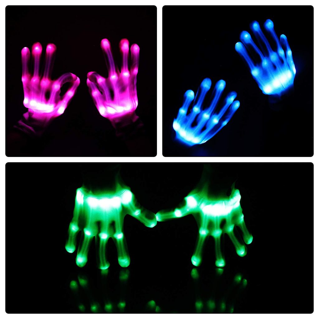 LED Skeleton Gloves - InewTeck
