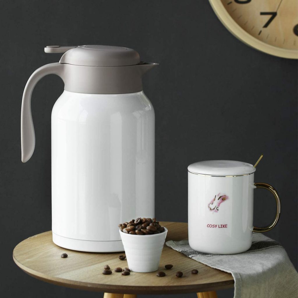 68 Oz Thermal Stainless Steel Double Walled Thermal Pots Hot Cold ...