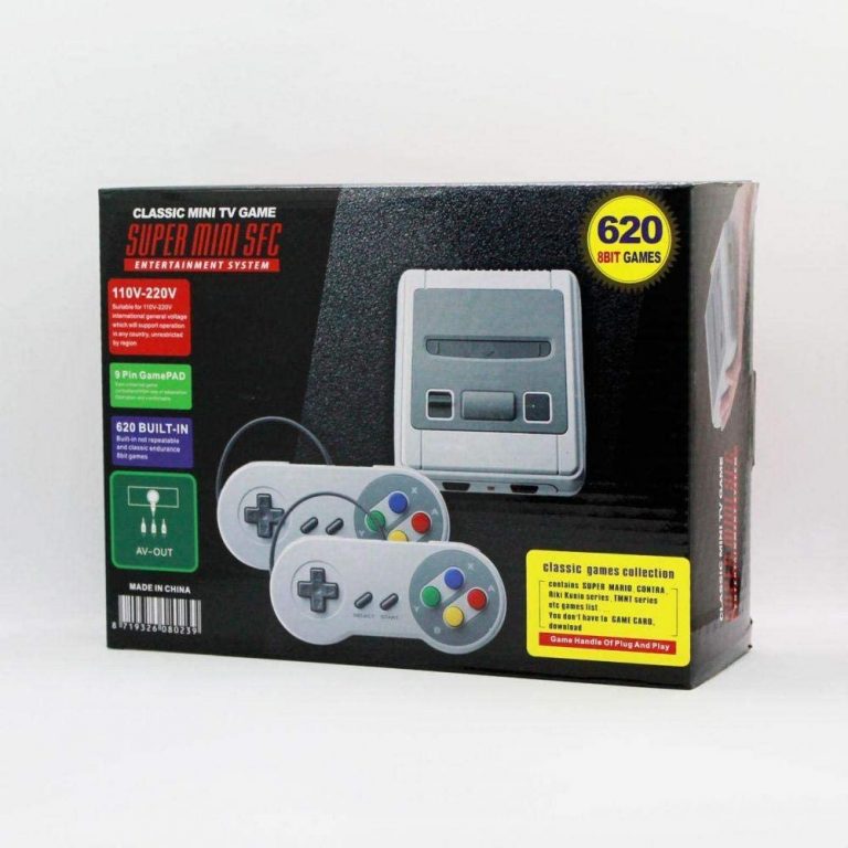 Super Mini Classic SFC TV Game Built in 620 Classic Games - InewTeck